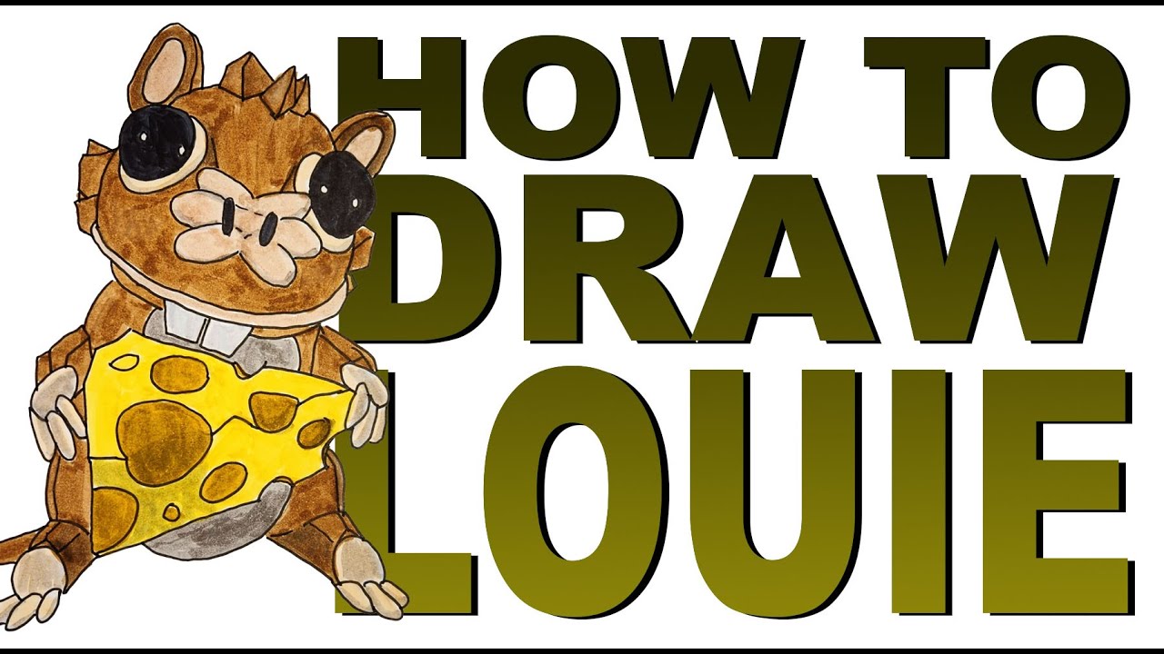 How to draw Louie (Doors 2) - YouTube