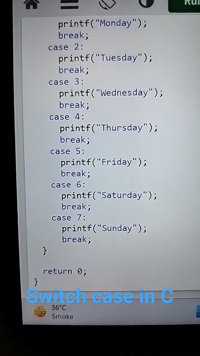 Switch Case Statment In C Java Coder Coding Cprogramming Dbms Learn From Basics 👍 Youtube