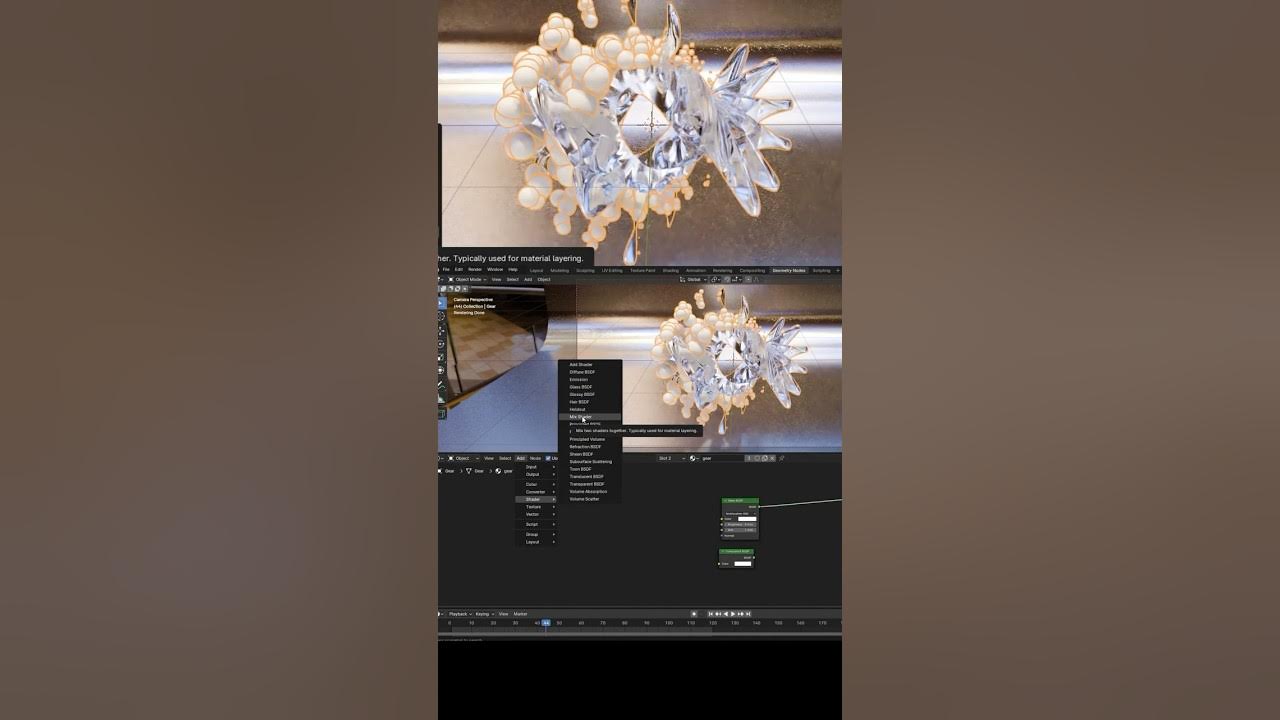 Blender Geometry Nodes Animation[Tutorial] #blenderanimation #BlenderTutorial #geometry # ...