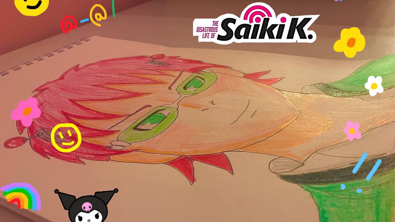 How to draw Saiki k - YouTube