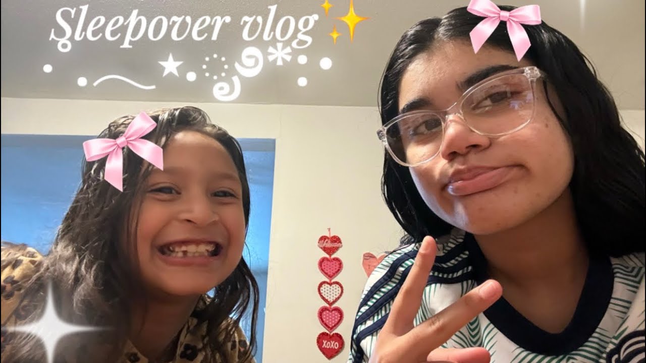 SLEEPOVER VLOG!!!💤🥱 - YouTube