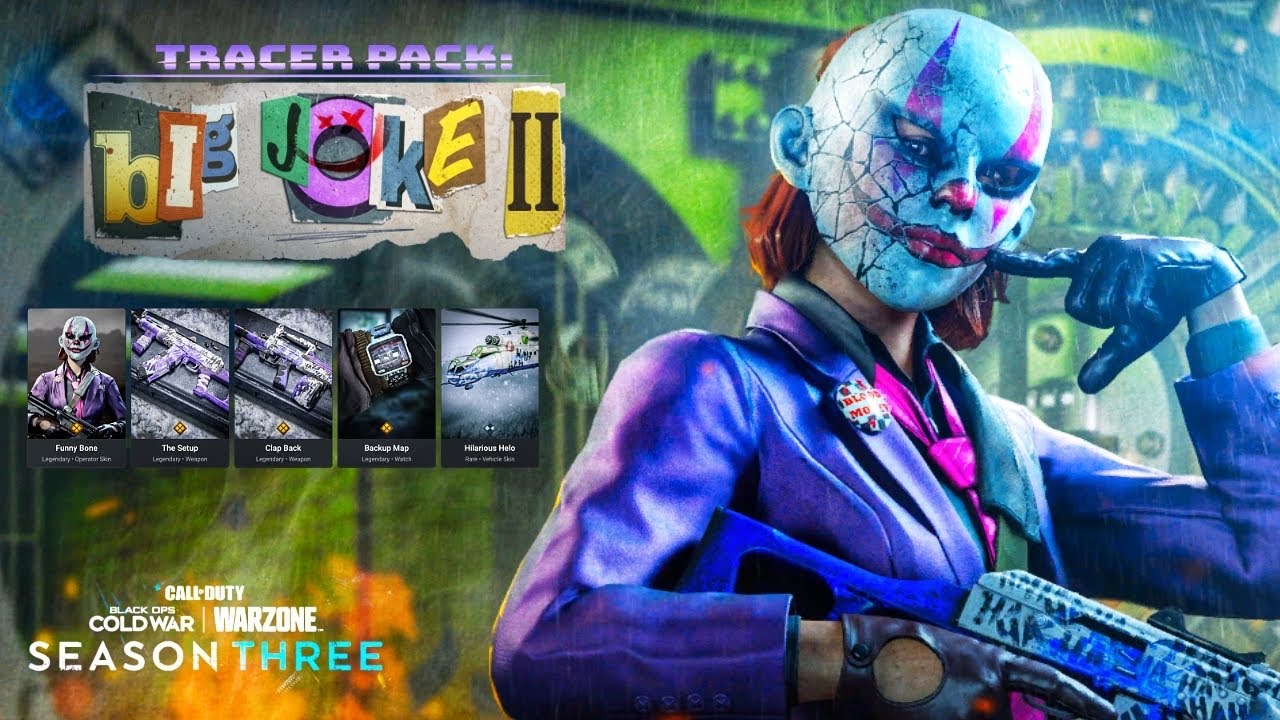 SEASON 3: UNRELEASED! TRACER PACK BIG JOKE 2 - CALL OF DUTY BLACK OPS ...