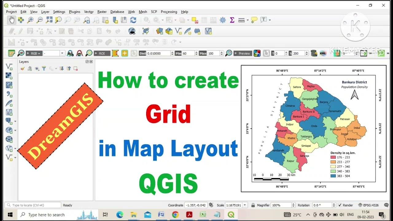 How to Create Grid on Map Layout in QGIS//Add Grid Frame on Map Layout in QGIS - YouTube