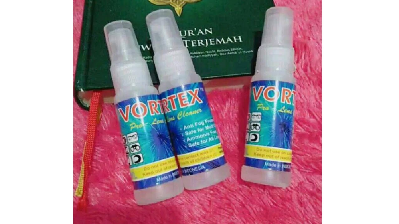 Cairan Pembersih Lensa Kacamata Merk Vortex - YouTube