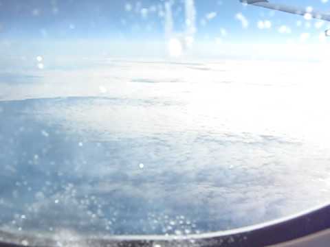 Flight over Atlantic Ocean - YouTube