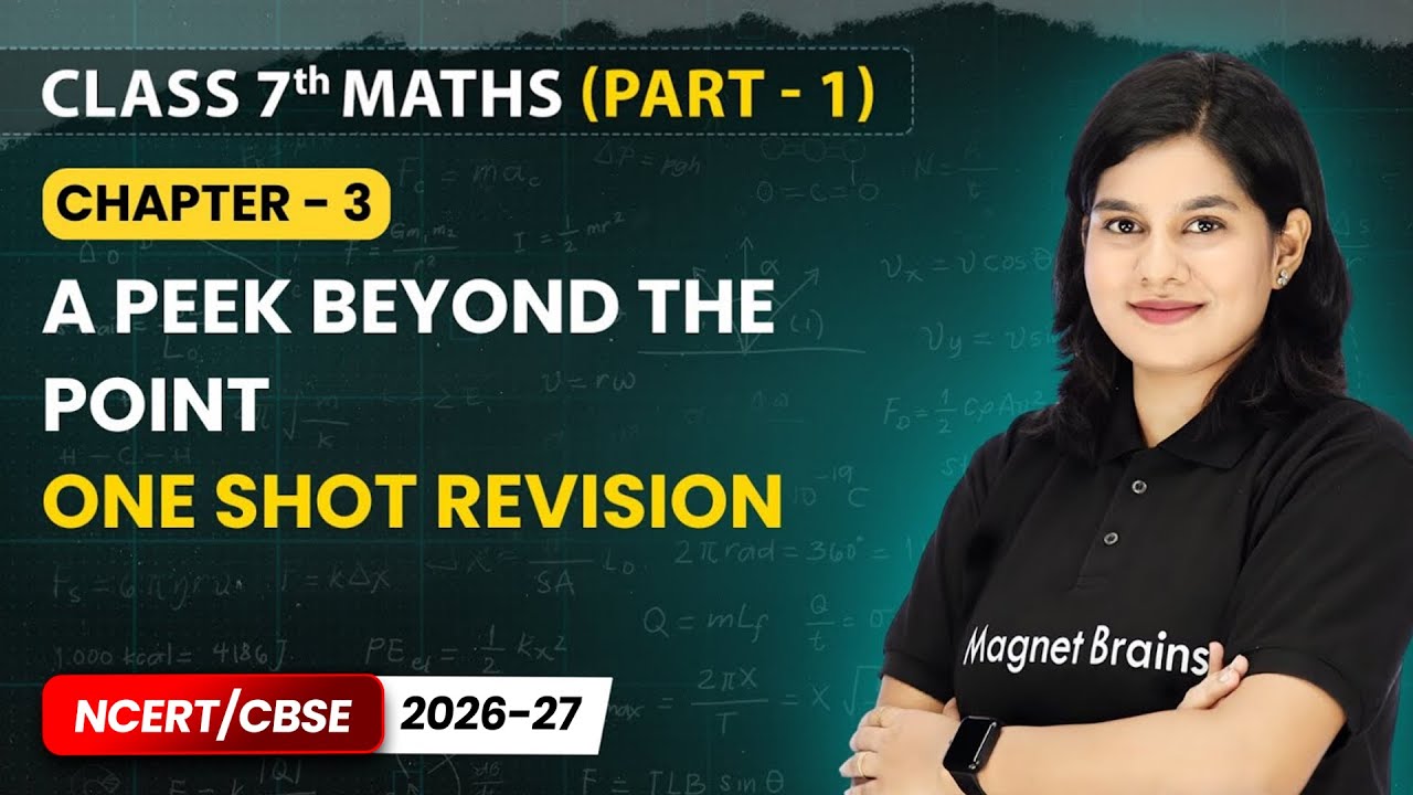 A Peek Beyond The Point - One Shot Revision | Class 7th Maths Part 1 ...