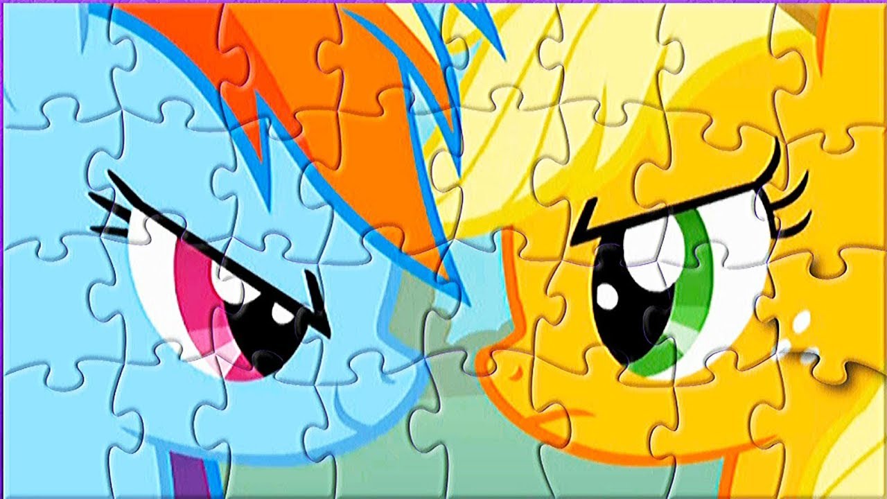 My Little Pony Friendship is Magic Kiss Puzzle Game - YouTube