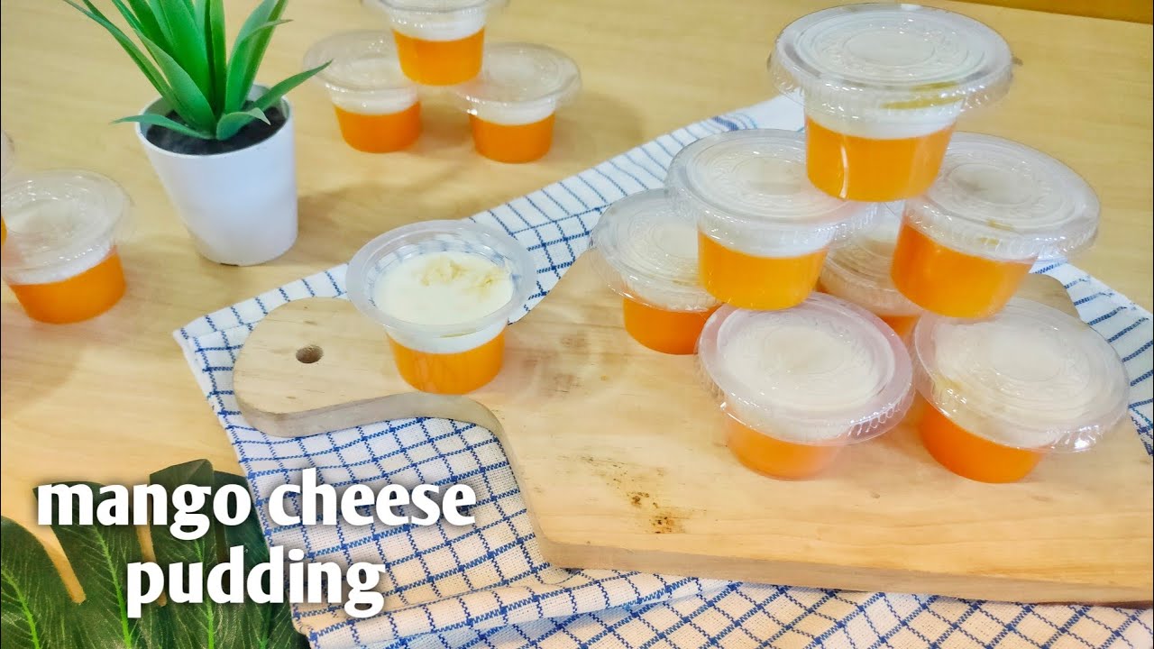 Resep mango cheese pudding super creamy - cuma modal 60ribuan - YouTube
