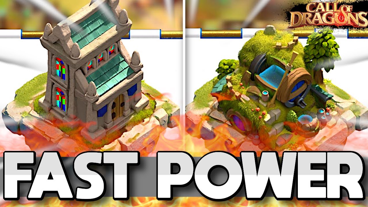 Upgrade THESE Buildings for FAST Power in Call of Dragons - YouTube