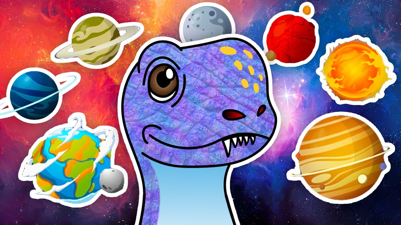 Learning The Planets With Dinosaurs! Solar System, Learning For Kids ...