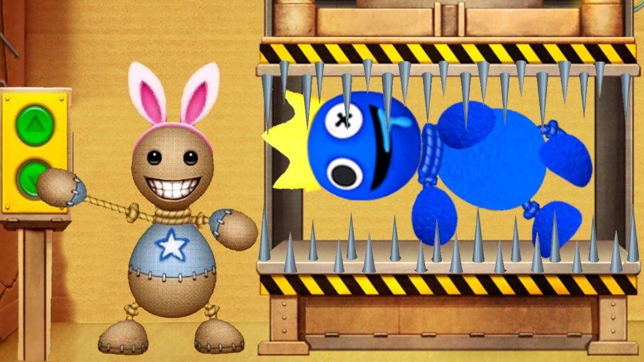 MACHINES SPINES vs Kick The Buddy Mod Blue in Rainbow Friends Roblox ...