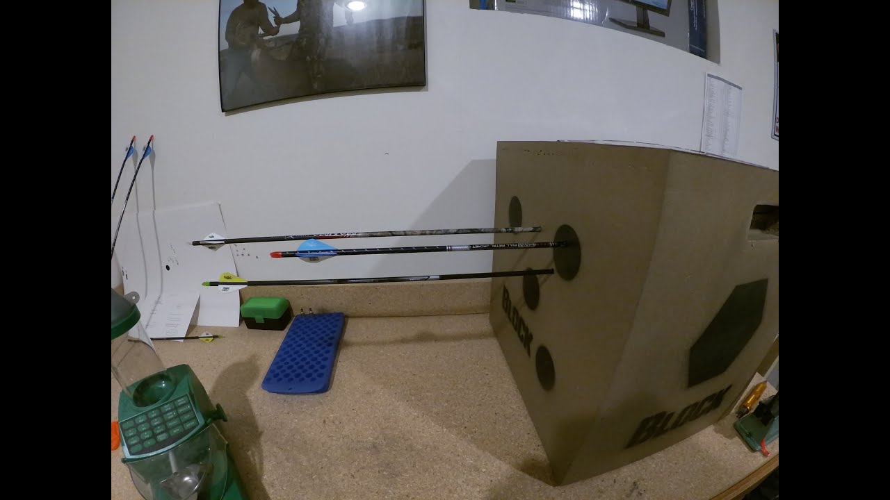 Heavy VS Light Arrow Penetration test - YouTube