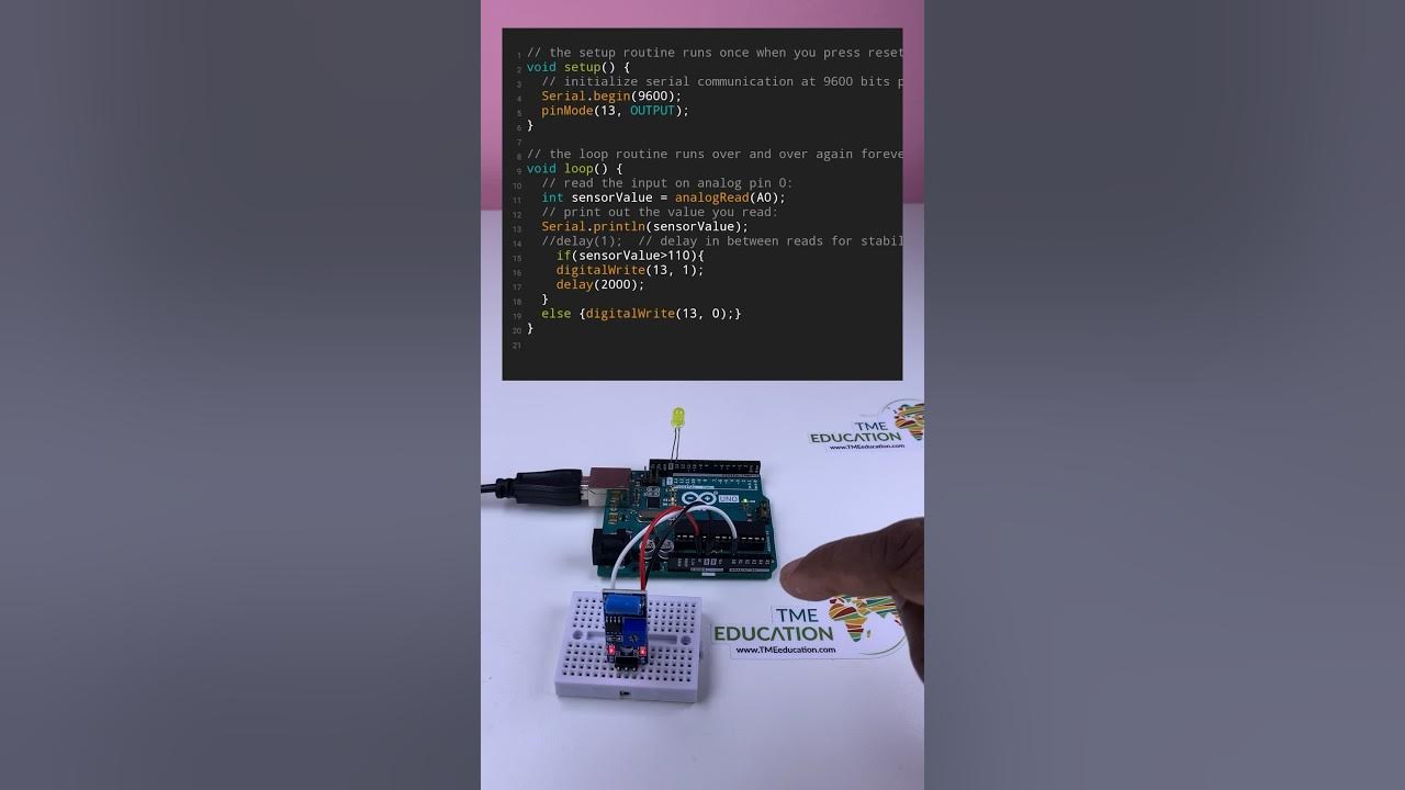 Arduino - Usando o módulo sensor ultrassônico #shorts #tmeeducation - YouTube