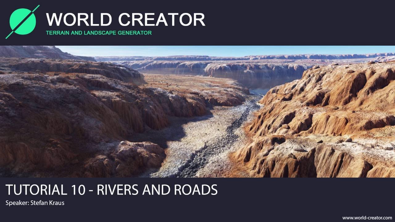 World Creator 2.2 for Unity - Tutorial 10 (Rivers and Roads) - YouTube