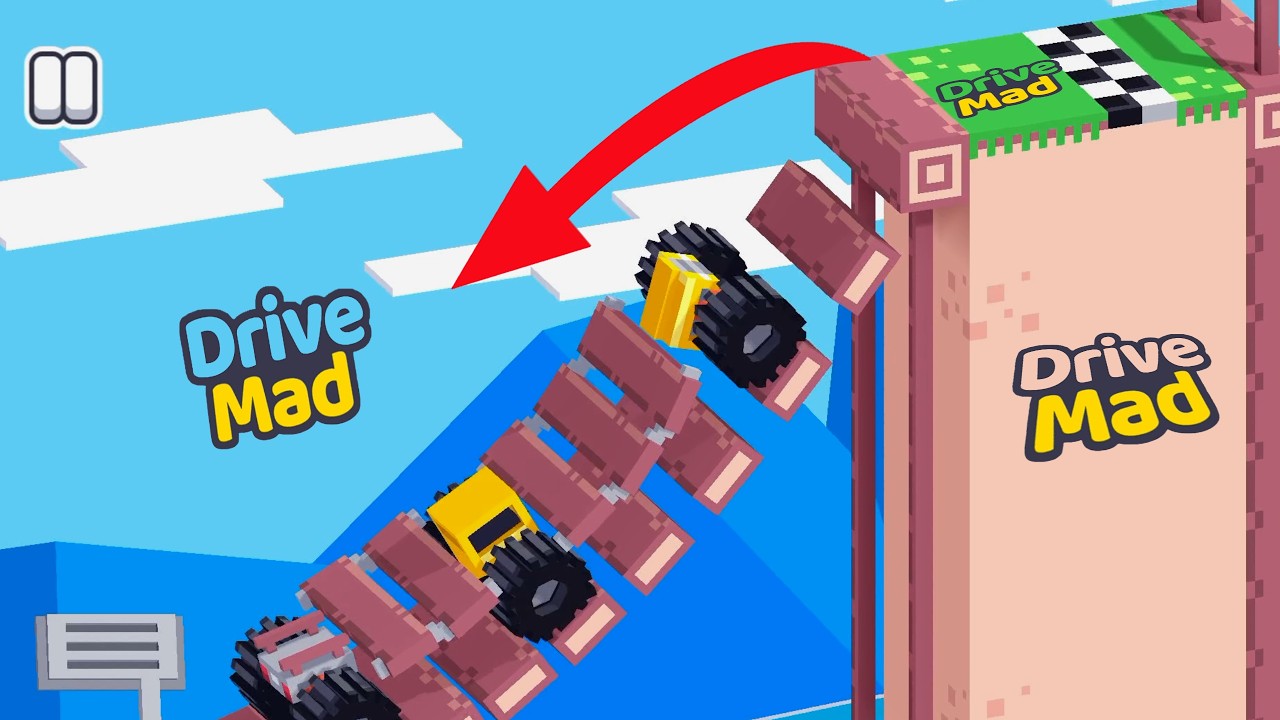 Drive Mad All Levels Game | Fancade Drive Mad Level Gameplay ...