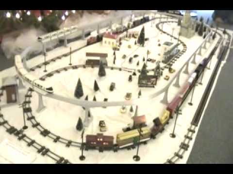 American Flyer S Gauge and Disney Monorail Train sets - YouTube