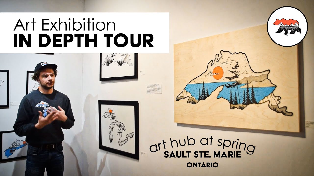 A Virtual Tour of my FIRST ART EXHIBITION - Naturally Illustrated - Pen ...