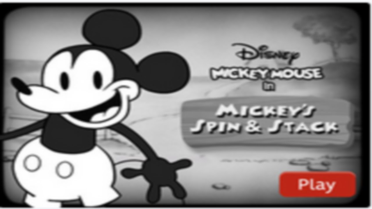 Disney Games: Mickey Mouse - Mickey's Spin and Stack - YouTube
