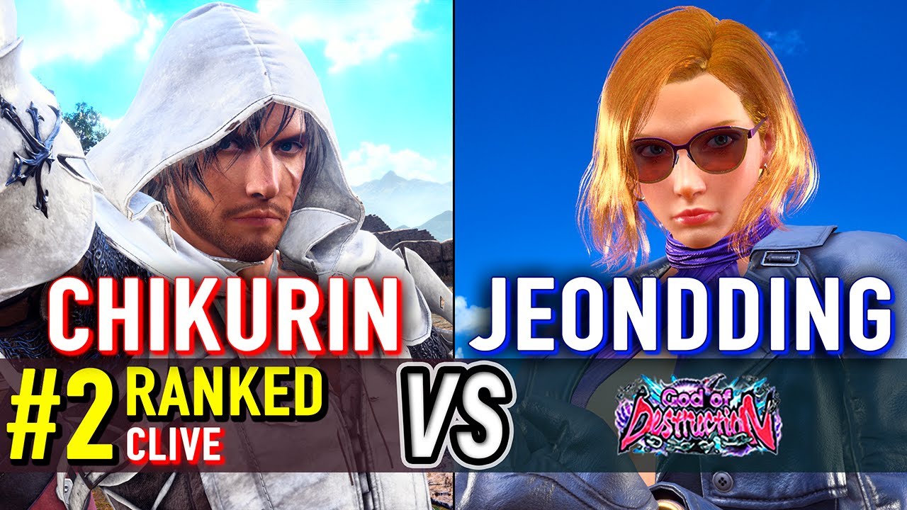 T8 🔥 CHIKURIN (#2 Ranked Clive) vs JEONDDING (Nina) 🔥 Tekken 8 High ...