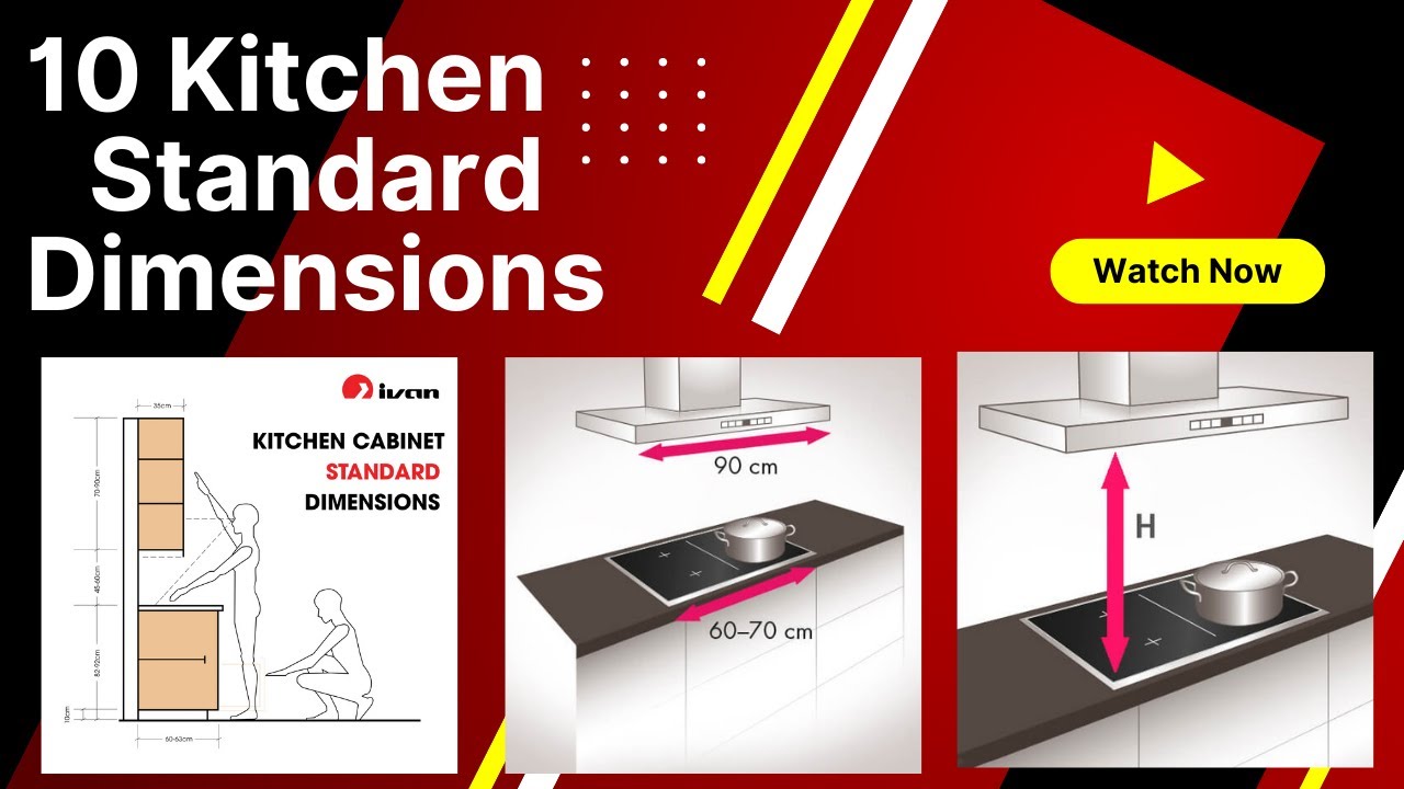 10 key kitchen dimensions you need to know. - YouTube