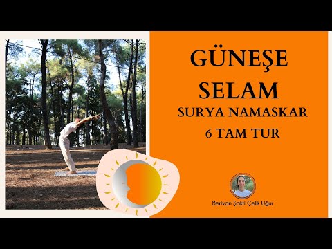 Güneşe Selam (Surya Namaskar) 6 Tam Tur