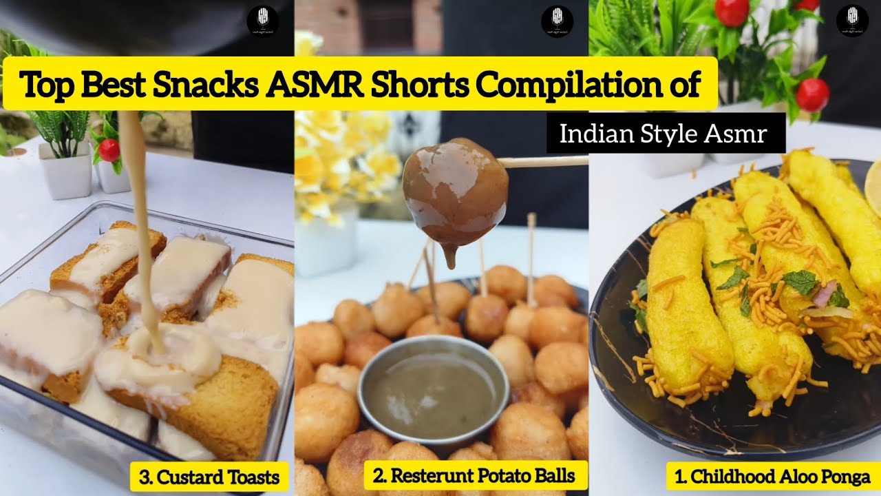 Top Best Snacks ASMR Shorts Compilation of ISA - YouTube