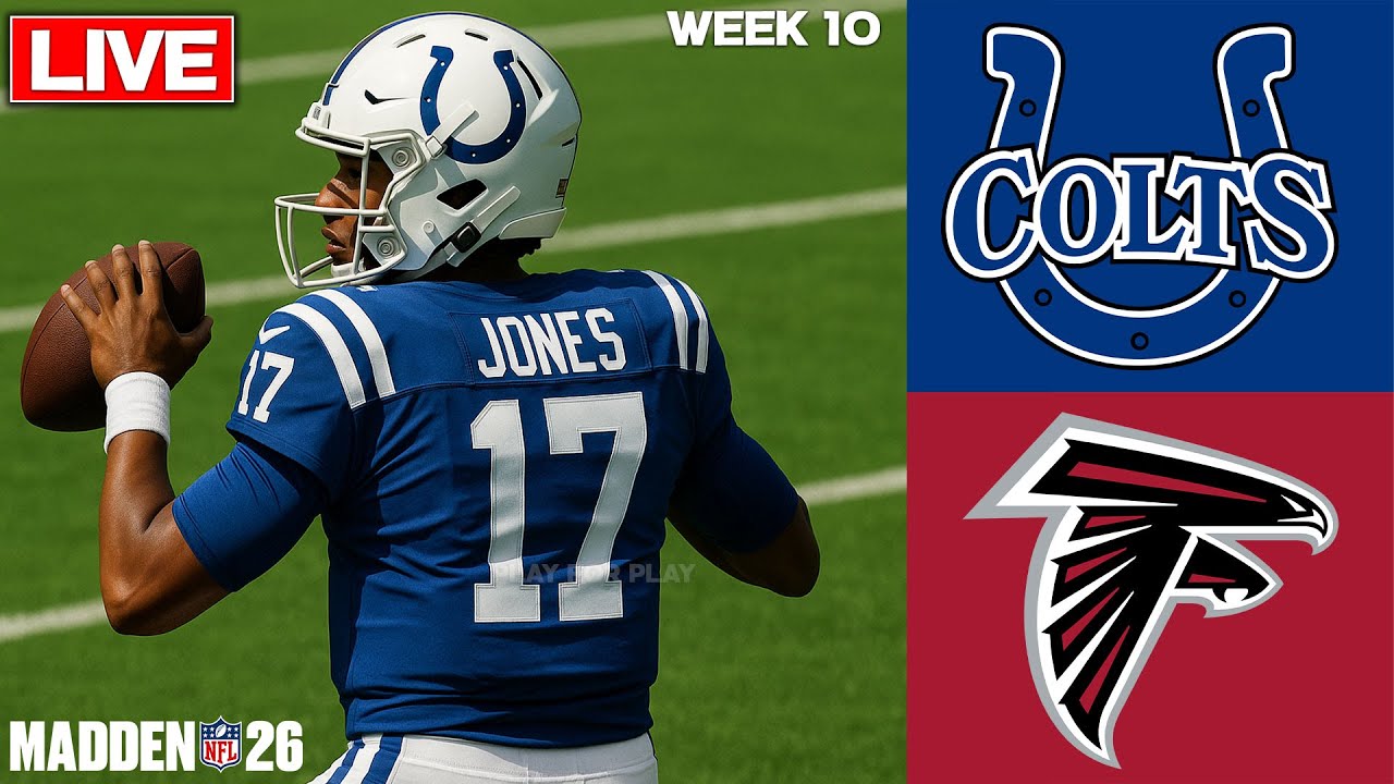 🔴LIVE: Indianapolis Colts vs Atlanta Falcons/ November 9/ Week 10 ...