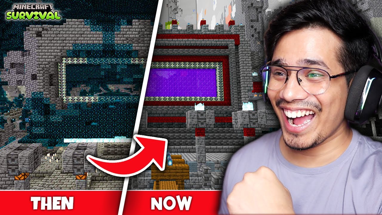 I Transformed Entire ANCIENT CITY In Minecraft Survival 😱 - YouTube