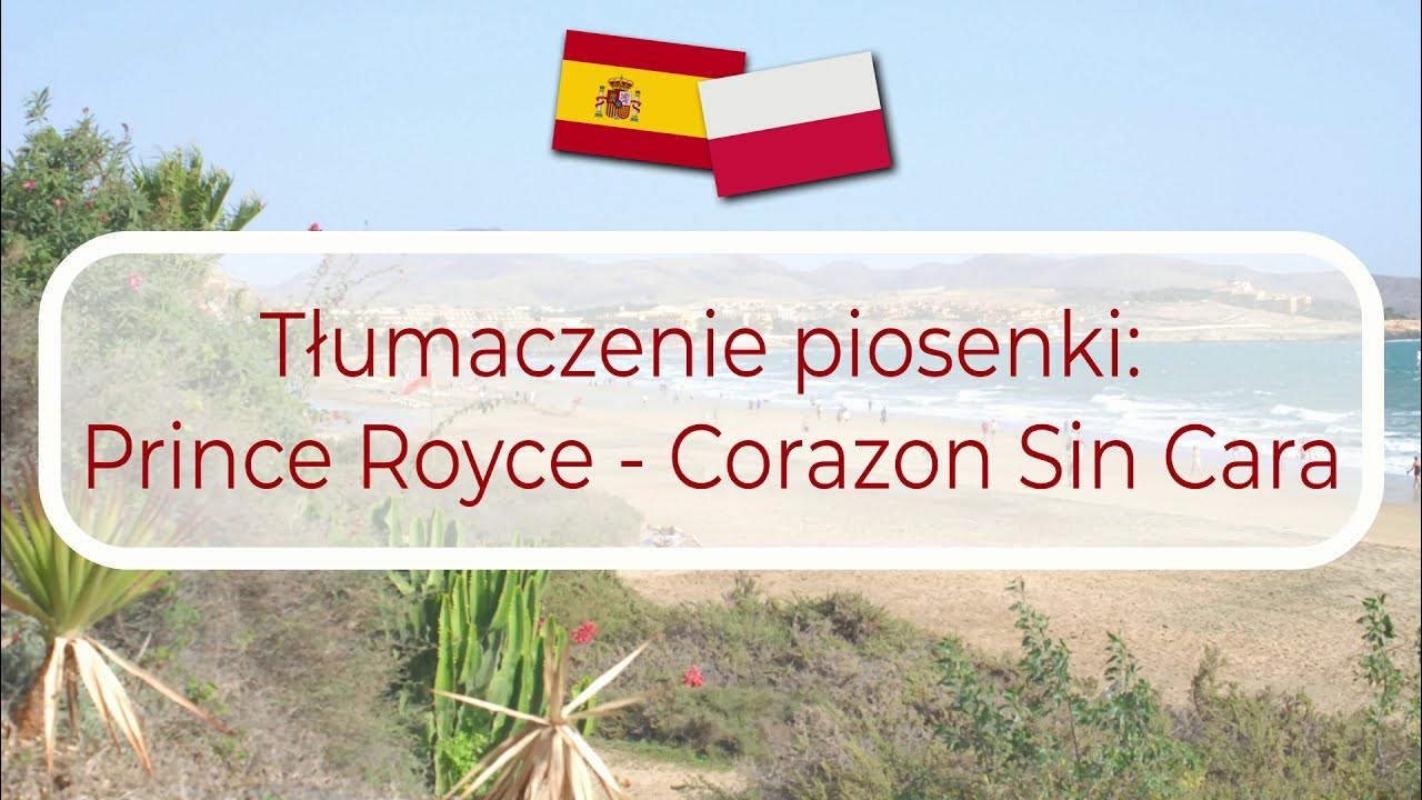 Tłumaczenie piosenki - Prince Royce - Corazón sin cara - YouTube