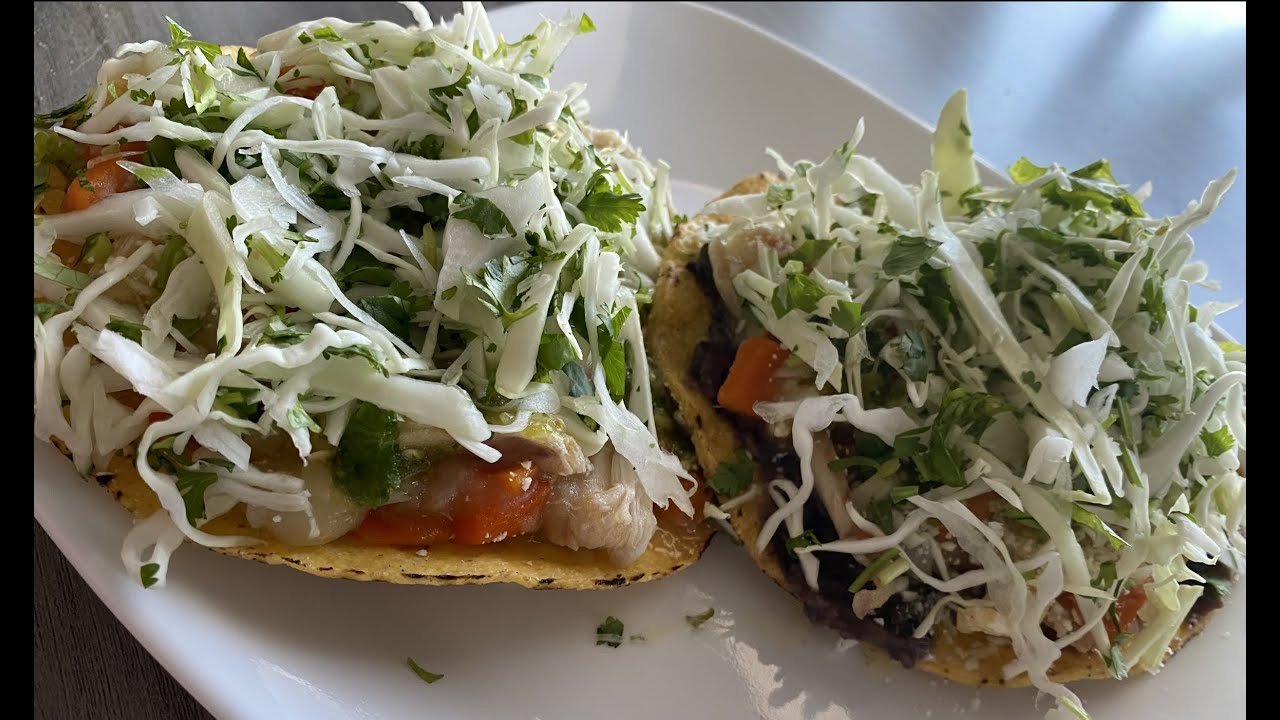 Deliciosas Tostadas de Picadillo! - YouTube