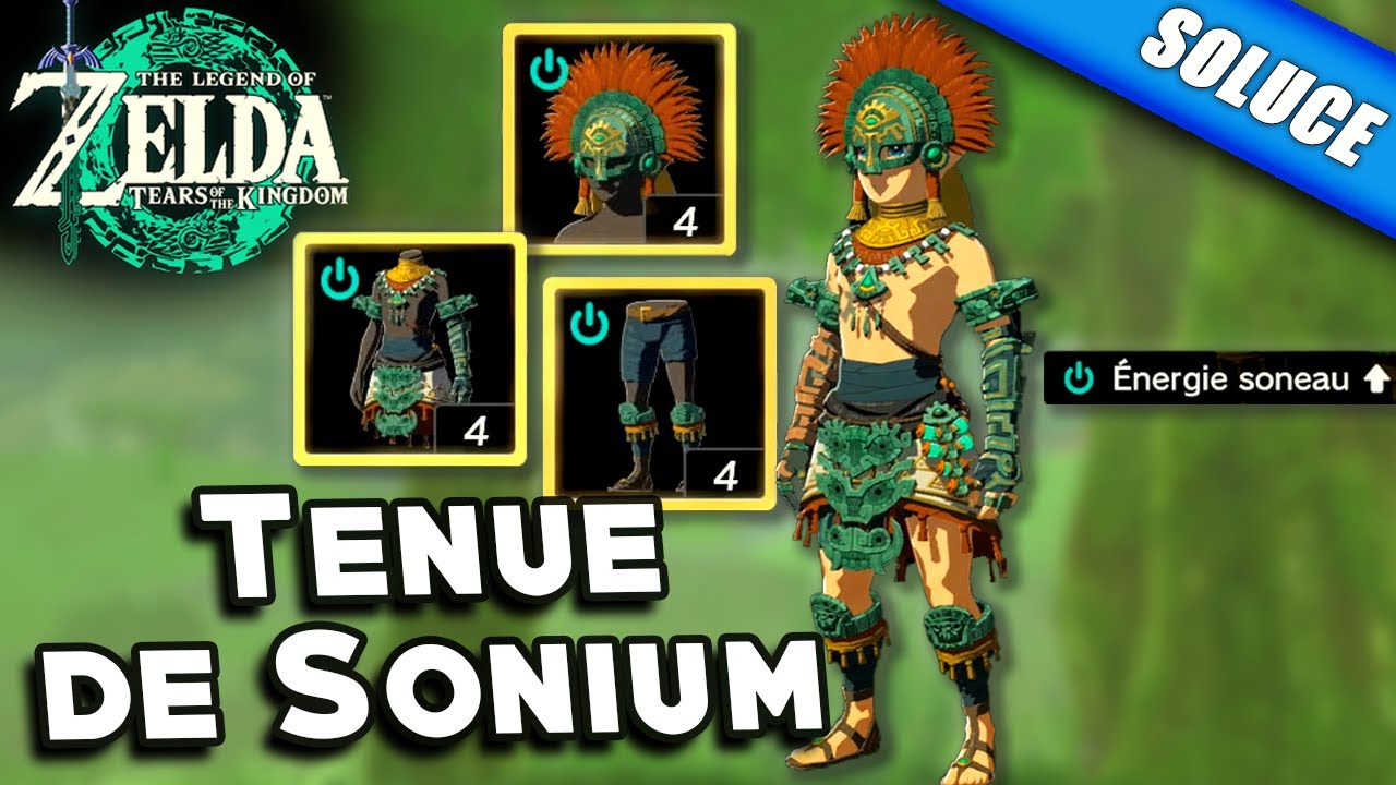 Tenue de Sonium | Emplacement - Zelda Tears Of The Kingdom - YouTube