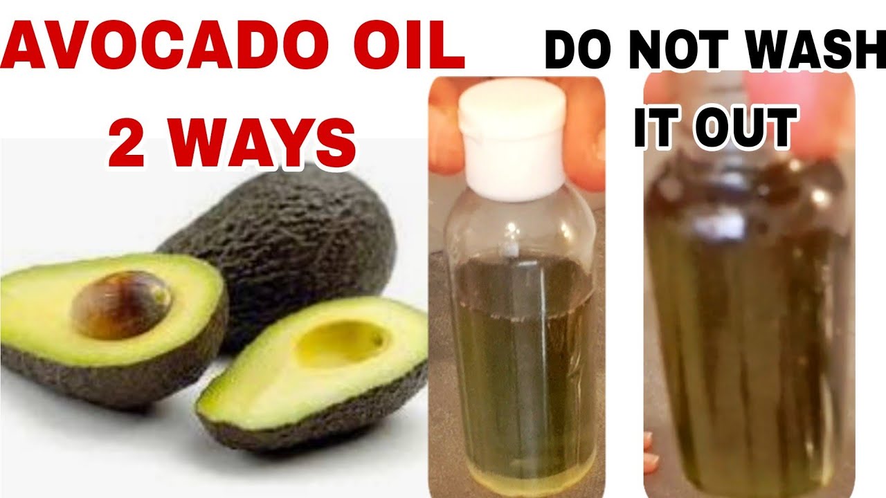 HOW TO MAKE AVOCADO OIL FROM SCRATCH (2 WAYS)HOMEMADE AVOCADO OIL USING ...