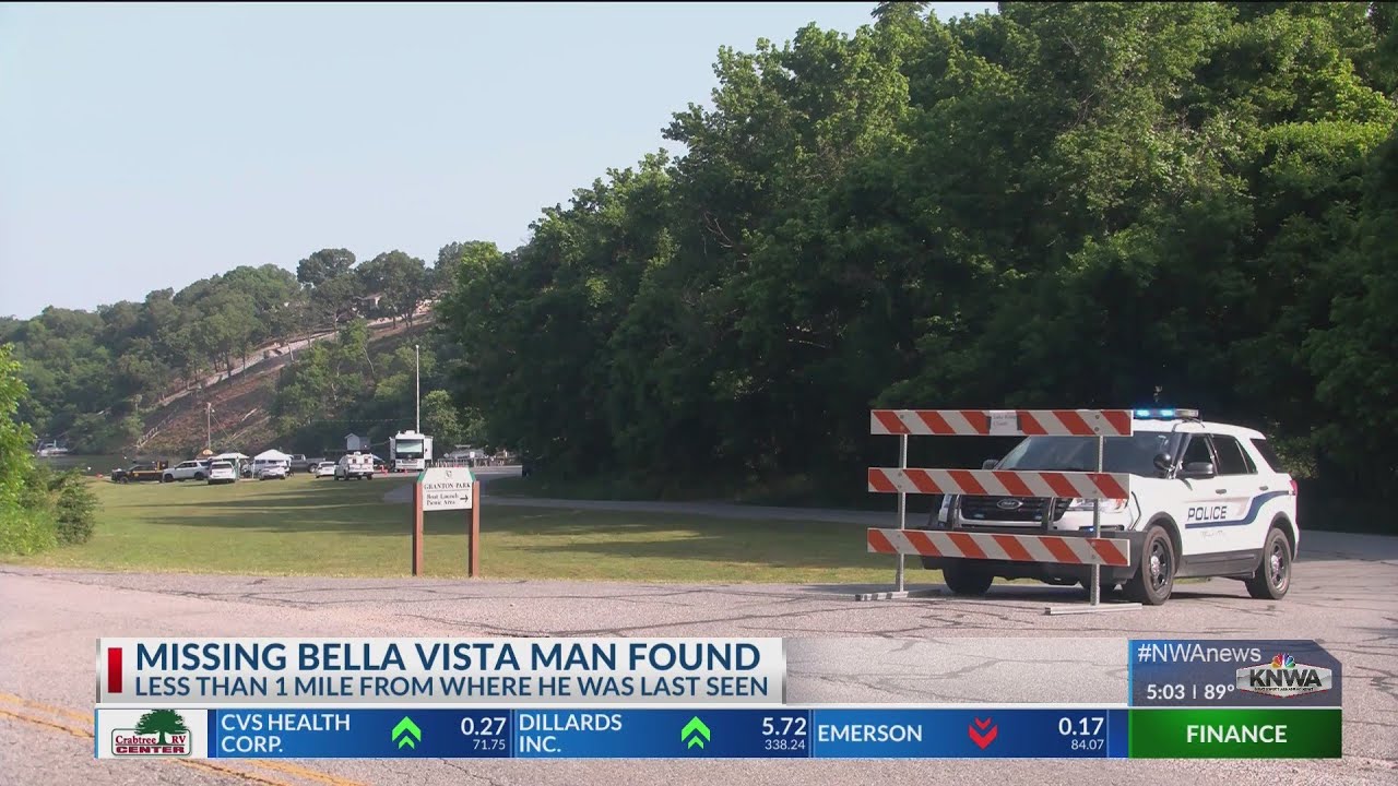 Missing Bella Vista man found one mile from where he was last seen ...