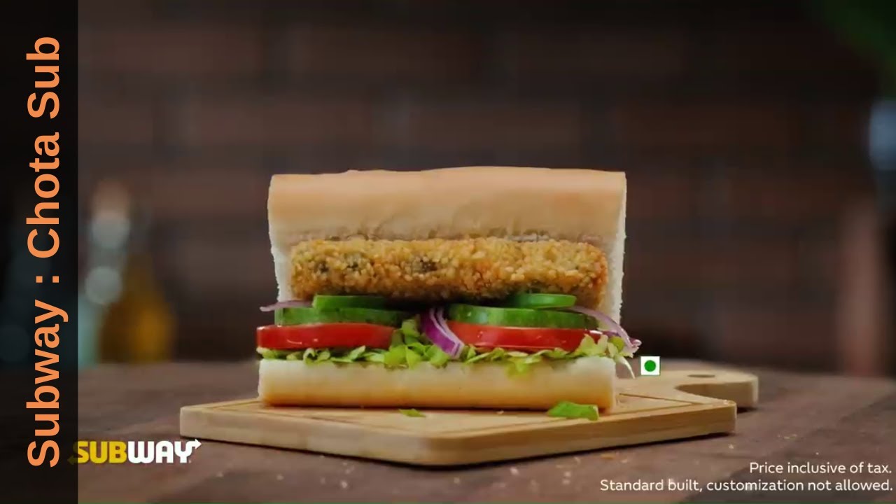 Subway Chota Sub TVC -Food Stylist Chef Payal Gupta - YouTube