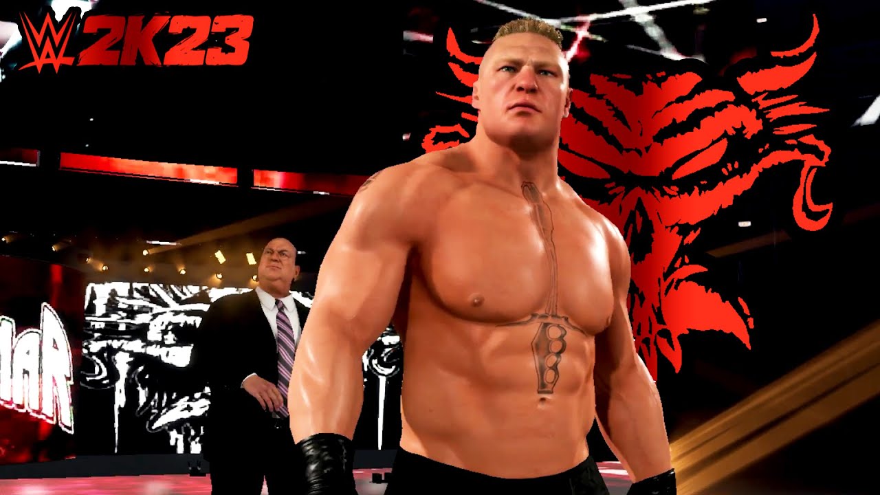 Beast Incarnate Brock Lesnar Full Entrance in WWE 2K23 - YouTube
