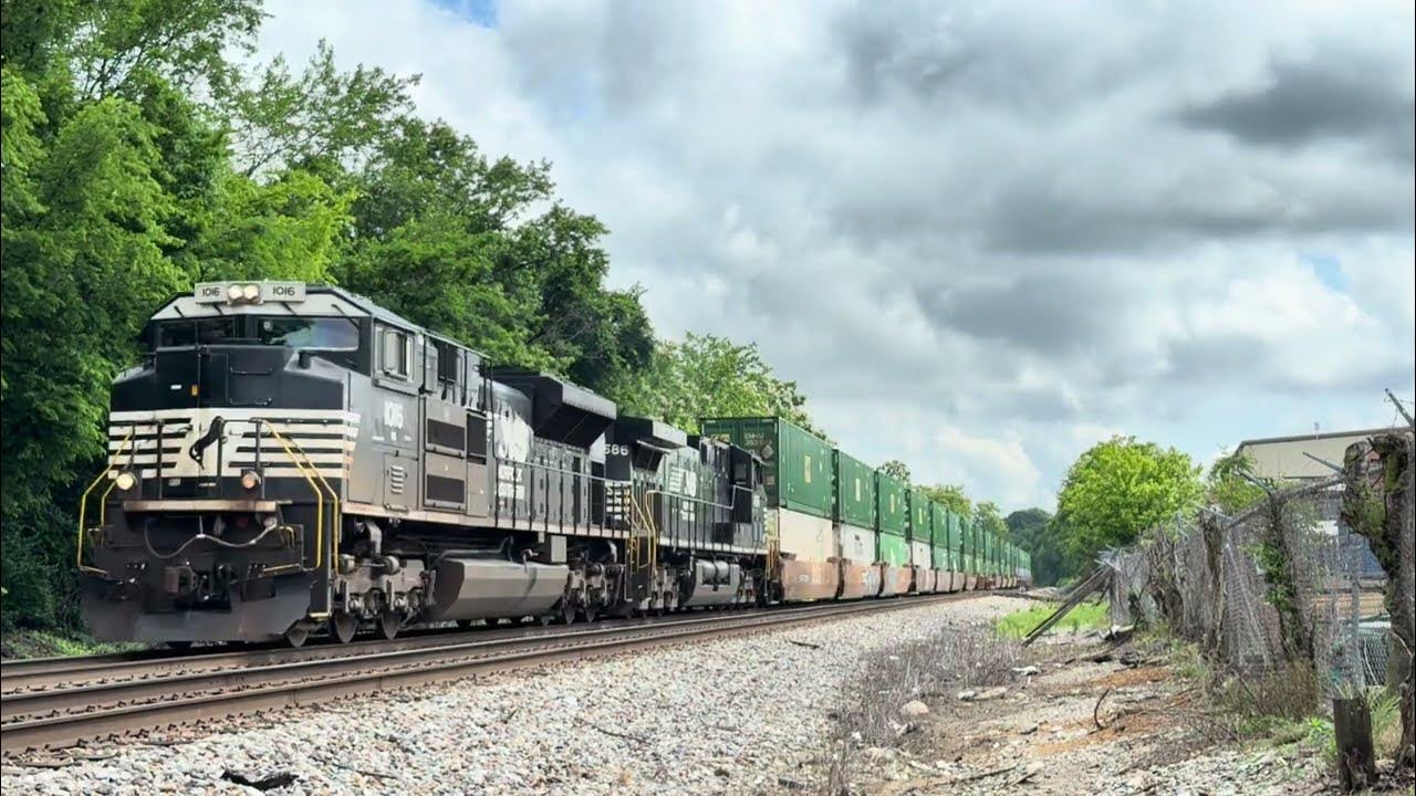 NS SD70ACe 1016 w/ Nice K5LLA Leads Mani-modal 289 on 5/13/25 - YouTube