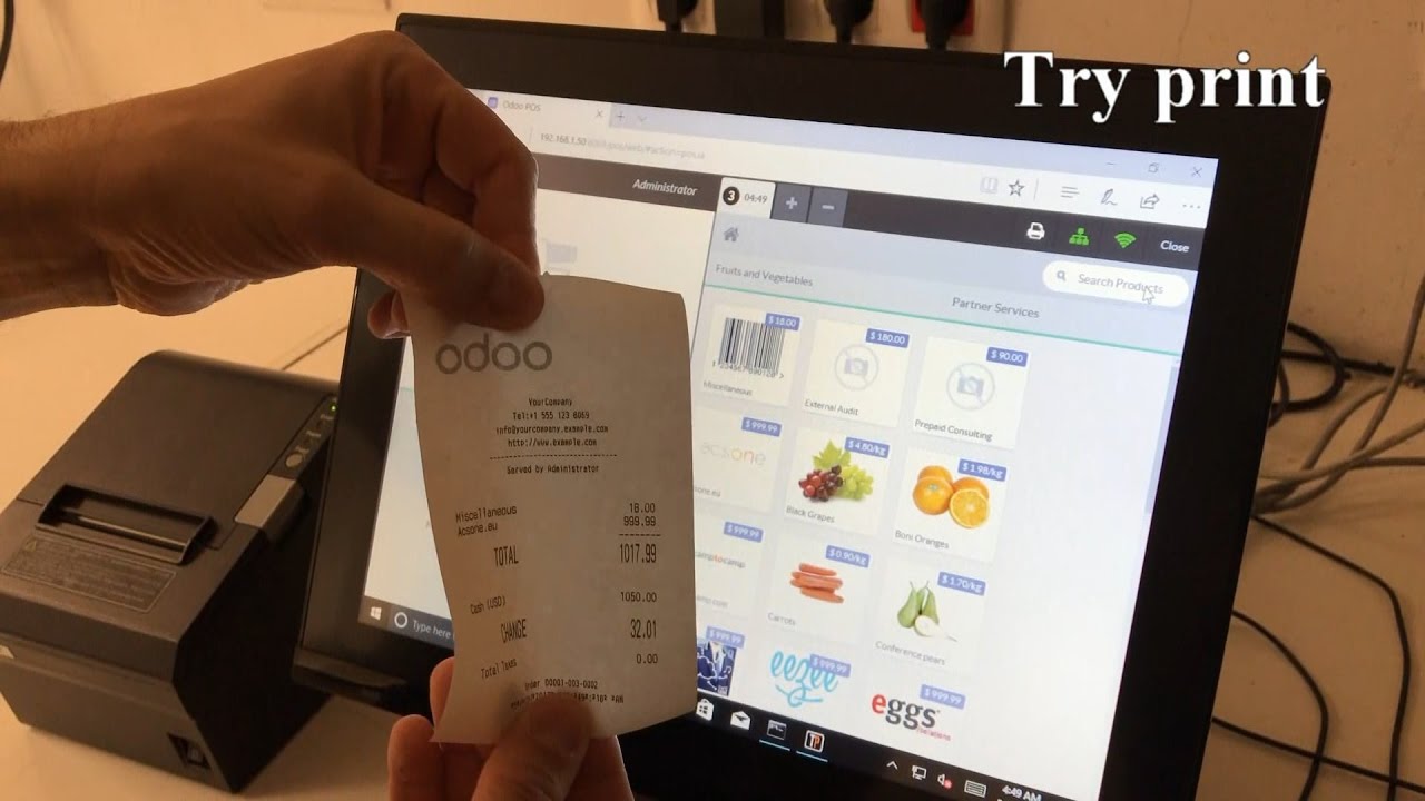 Odoo Hardware Proxy (Now jposbox.org) - YouTube