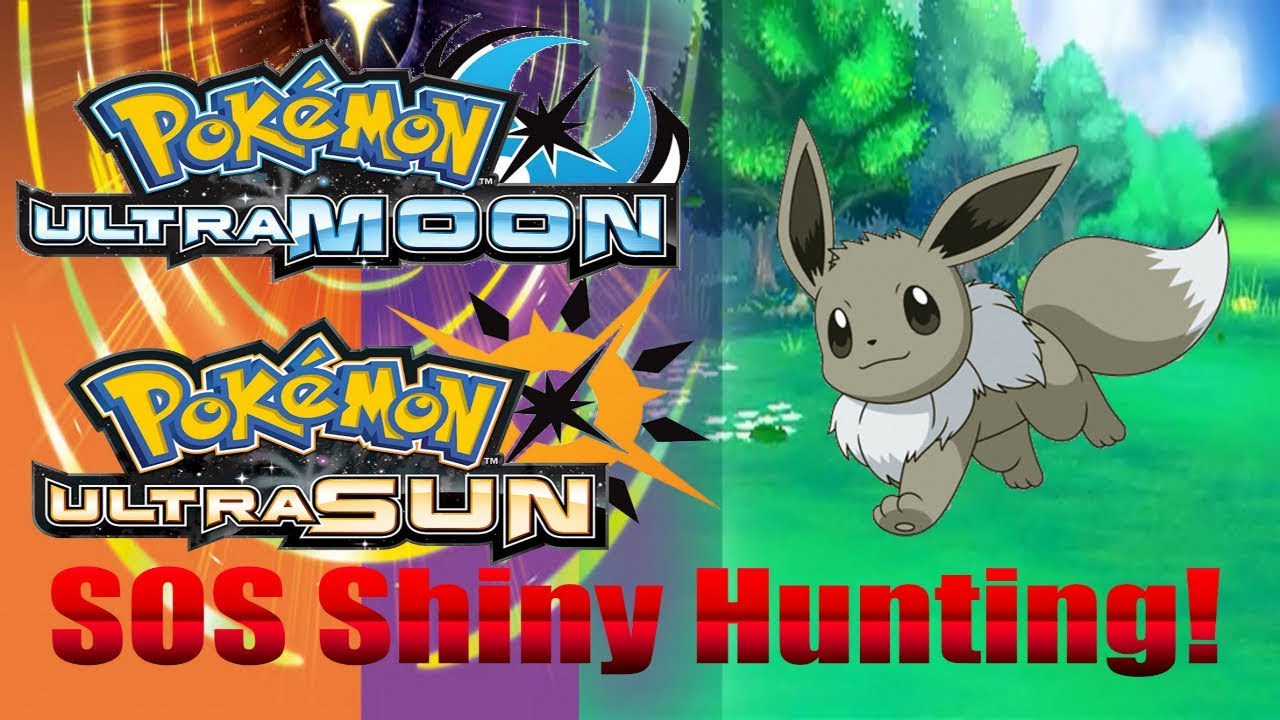 LIVE SOS SHINY HUNTING EEVEE! Pokemon Ultra Sun and Ultra Moon with Arc ...