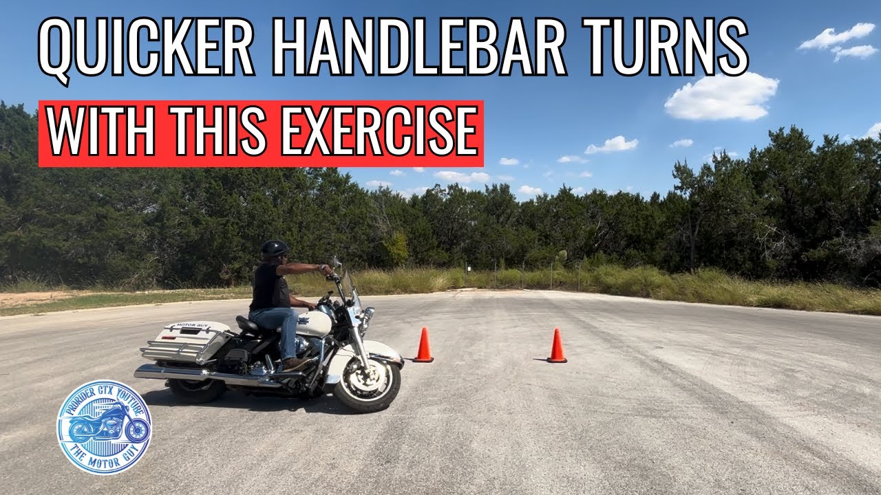 How To Use The Figure 8 Exercise To Improve Handlebar Turns! - YouTube