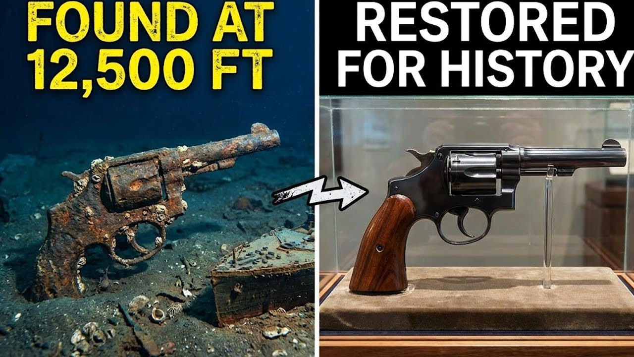 Restoring Titanic Captain's Revolver Found at 12,500 Feet Deep After ...
