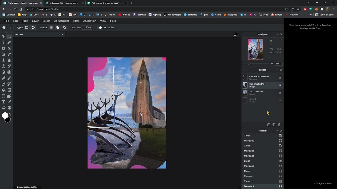 PIXLR Videocourse - 03 - Insert New Images, Create Image Layer ...