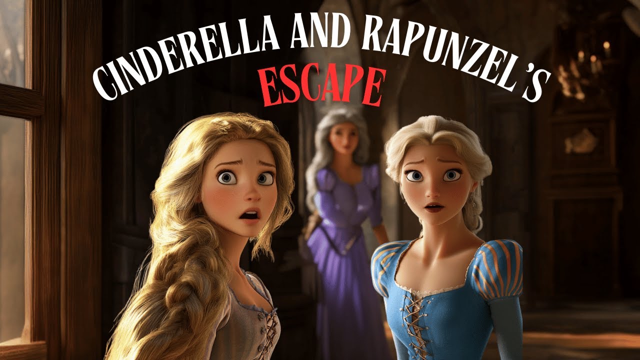 CINDERELLA AND RAPUNZEL'S ESCAPE / EDUCATIONAL TALES / STORY ...