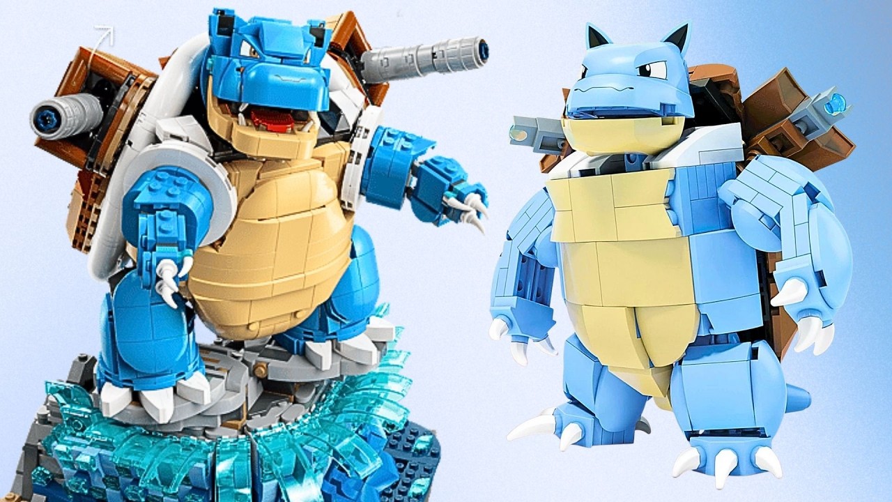 LEGO VS MEGA BLOKS POKEMON - YouTube
