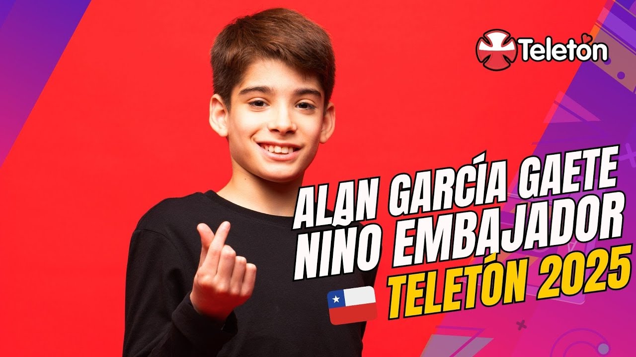 TELETÓN 2025 ️ Alan García Gaete: El nuevo embajador que emocionará a Chile - YouTube