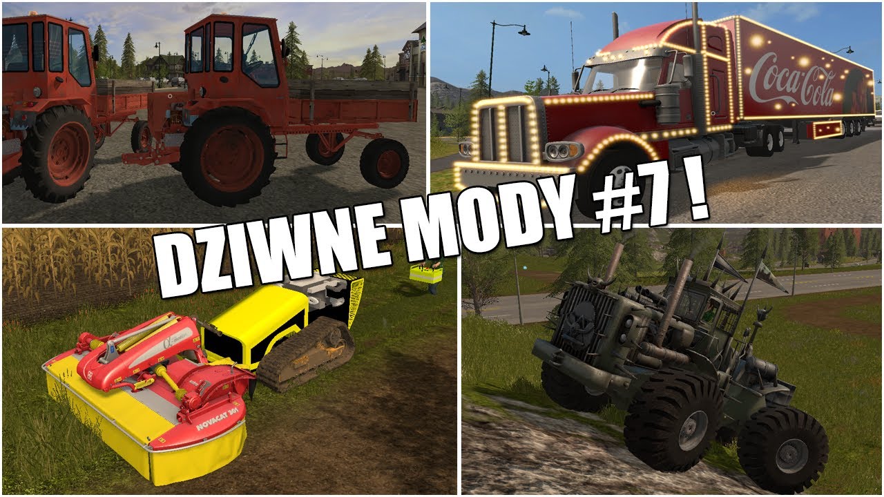 Farming Simulator 17 • DZIWNE/CIEKAWE MODY #7 • - YouTube