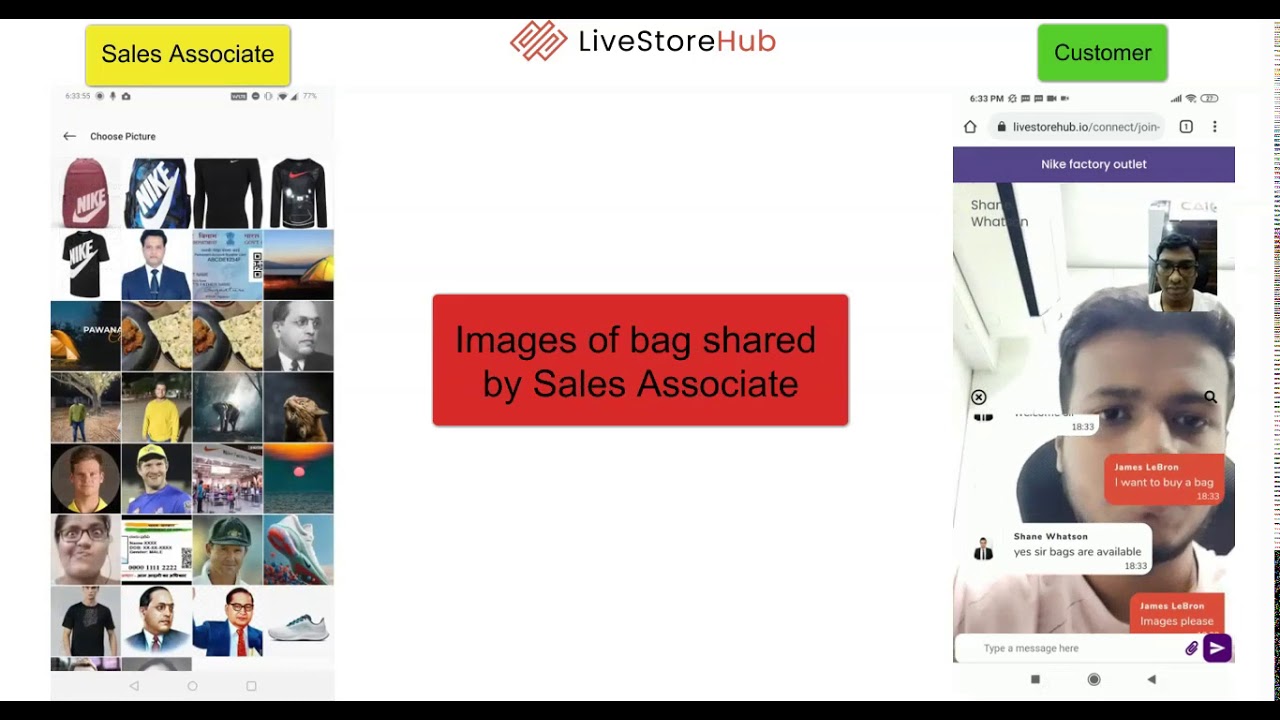 How a retail store can connect to its customers via LivestoreHub. - YouTube