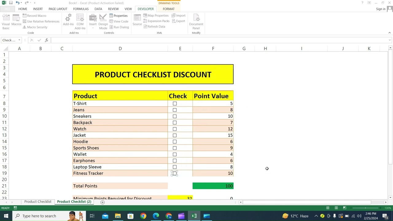 PRODUCT DISCOUNT CHECKLIST To Do Required In Excel How To Create PRODUCT DISCOUNT CHECKLIST To Do Required In Excel How To Create