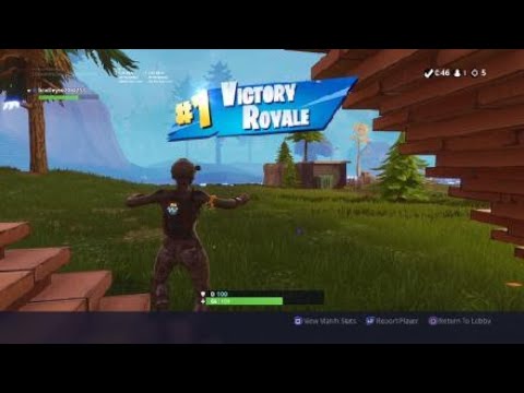 Fortnite solid gold win - YouTube