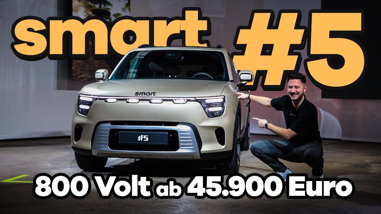 smart #5 [2025]: ALLE HIGHLIGHTS zum neuen SUV | Preis Maße Reichweite ...