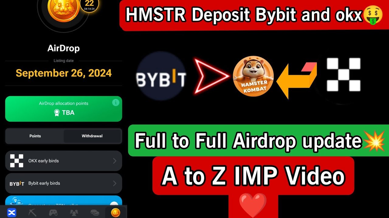 Hamster Withdraw And Airdrop Hot Update Today💥 #hamsterkombat # ...